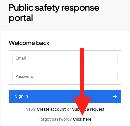 How do I reset my Portal password?